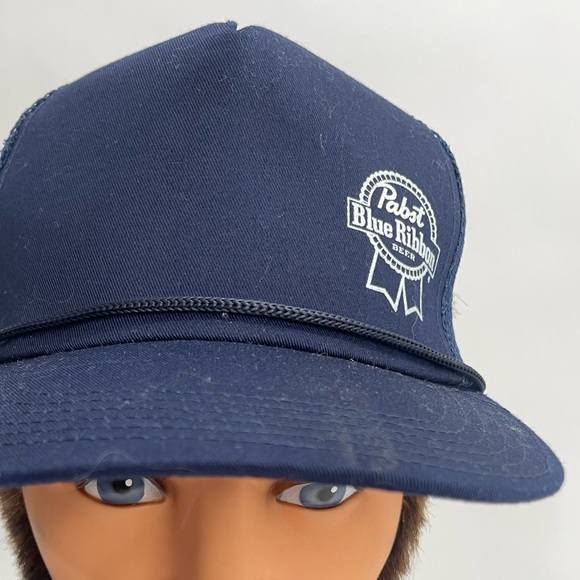 Accessories | Pabst Blue Ribbon Pbr Blue Ball Cap Mesh Snapback Trucker ...